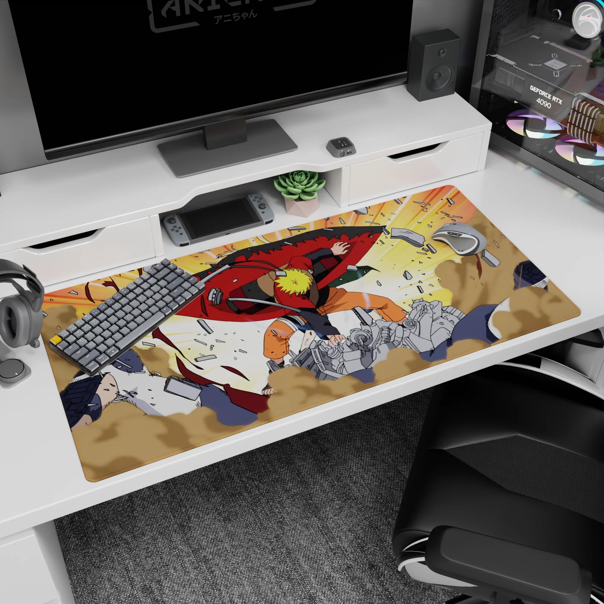 Naruto - Anime Mouse Pad and Desk Pad - Sage Energy Clash – AniChan