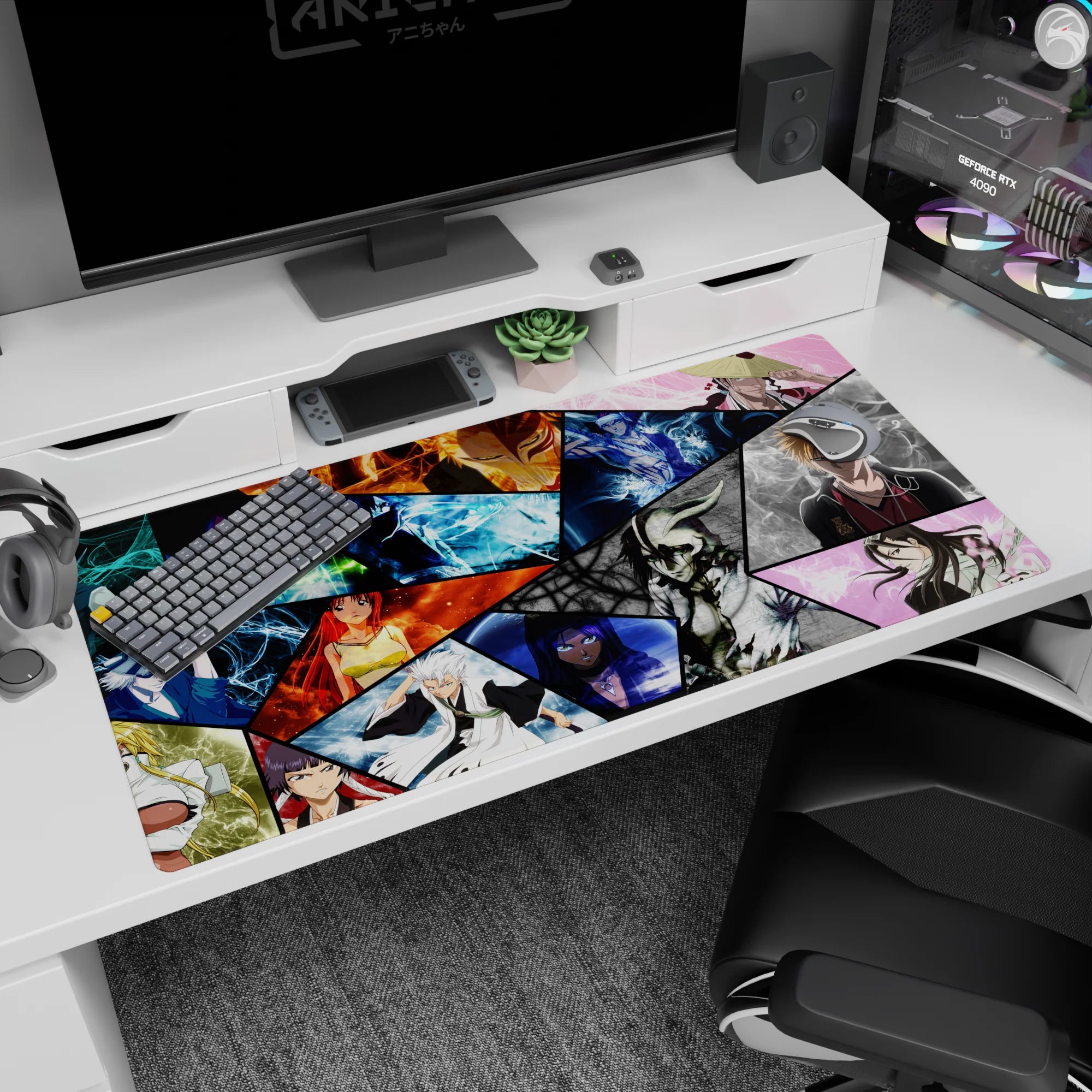 Bleach - Anime Mouse Pad and Desk Pad - Soul Society Collage – AniChan